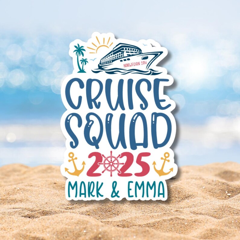 Personalized Cruise Door Magnet Family Cruise Squad Door Decoration ...