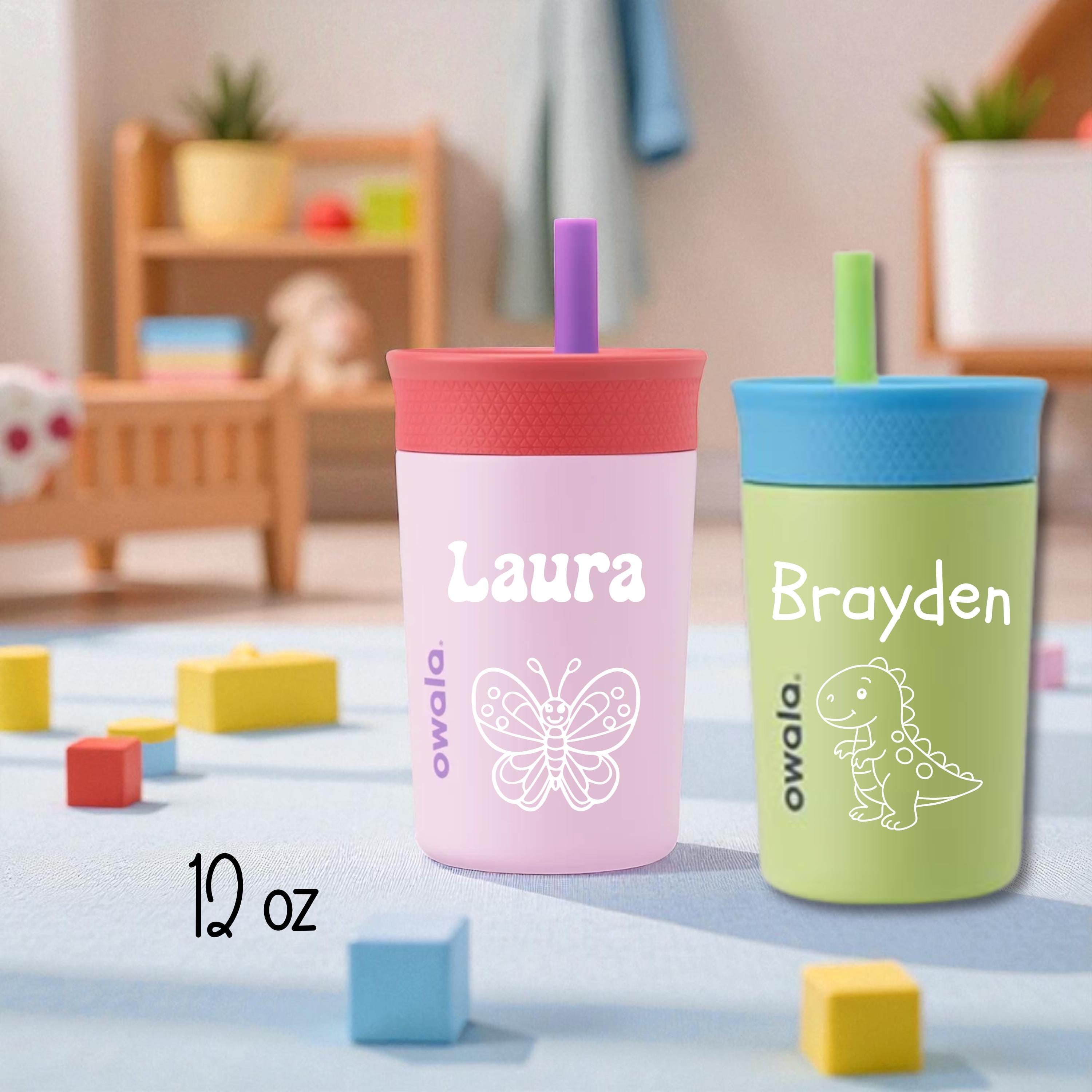 Engraved Owala Kids Bottle 16oz | Personalized Kid Owala Freesip Water ...