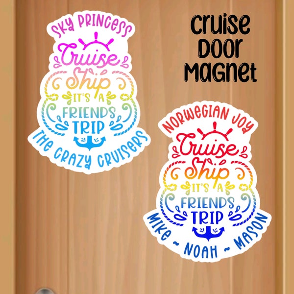 Magnetic Family Trip Door Sign - Etsy