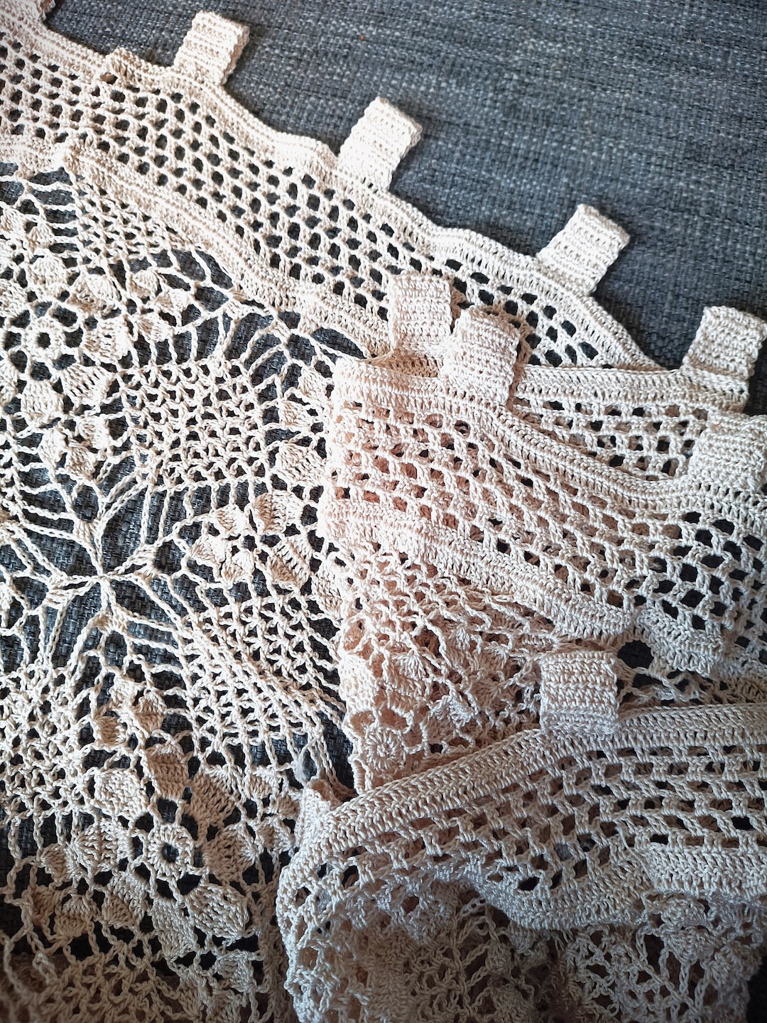 Crochet Curtain Pattern PDF Easy Lace DIY Home Decor Project Beginner ...