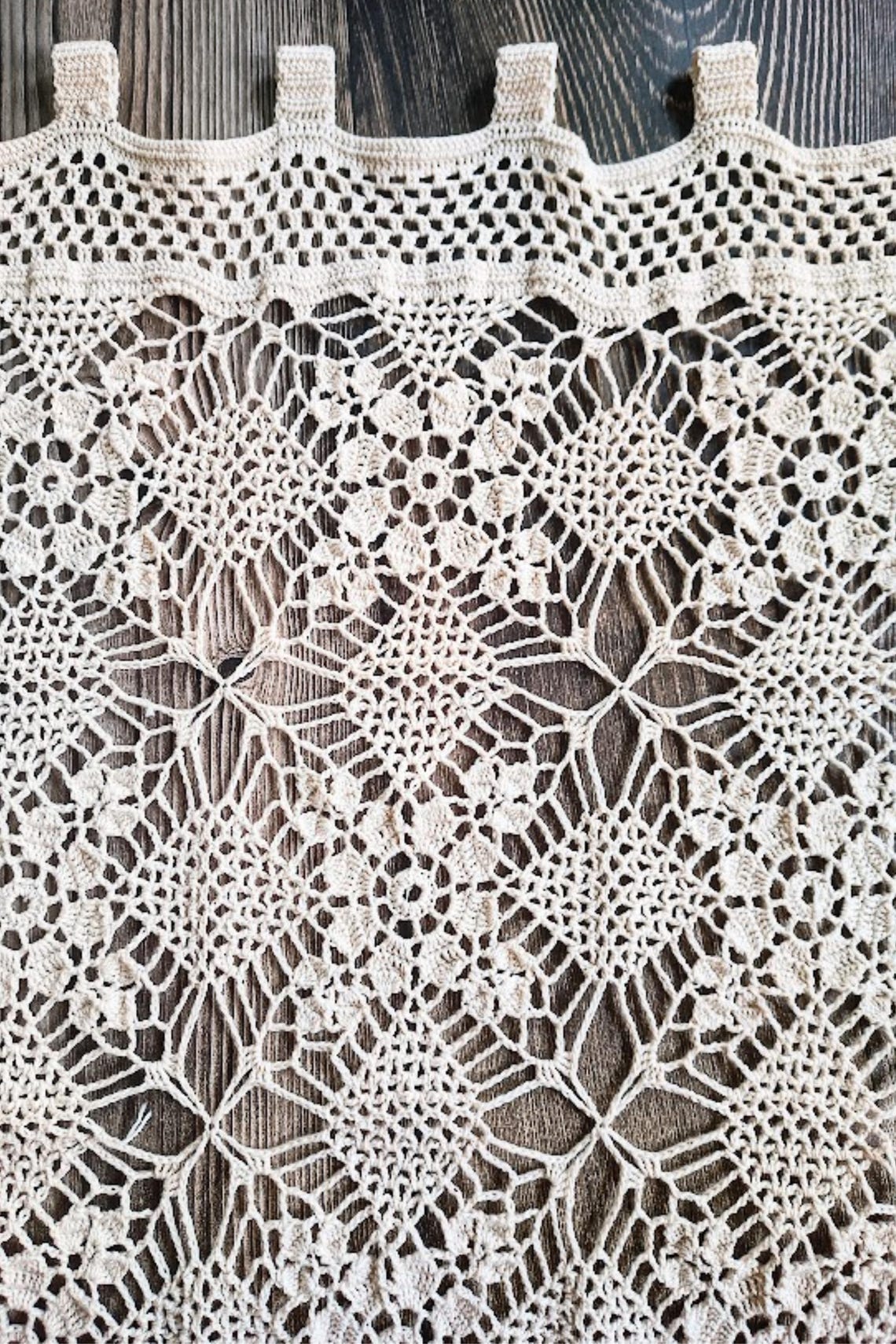 Crochet Curtain Pattern PDF Easy Lace Curtain DIY Home Decor Crochet ...