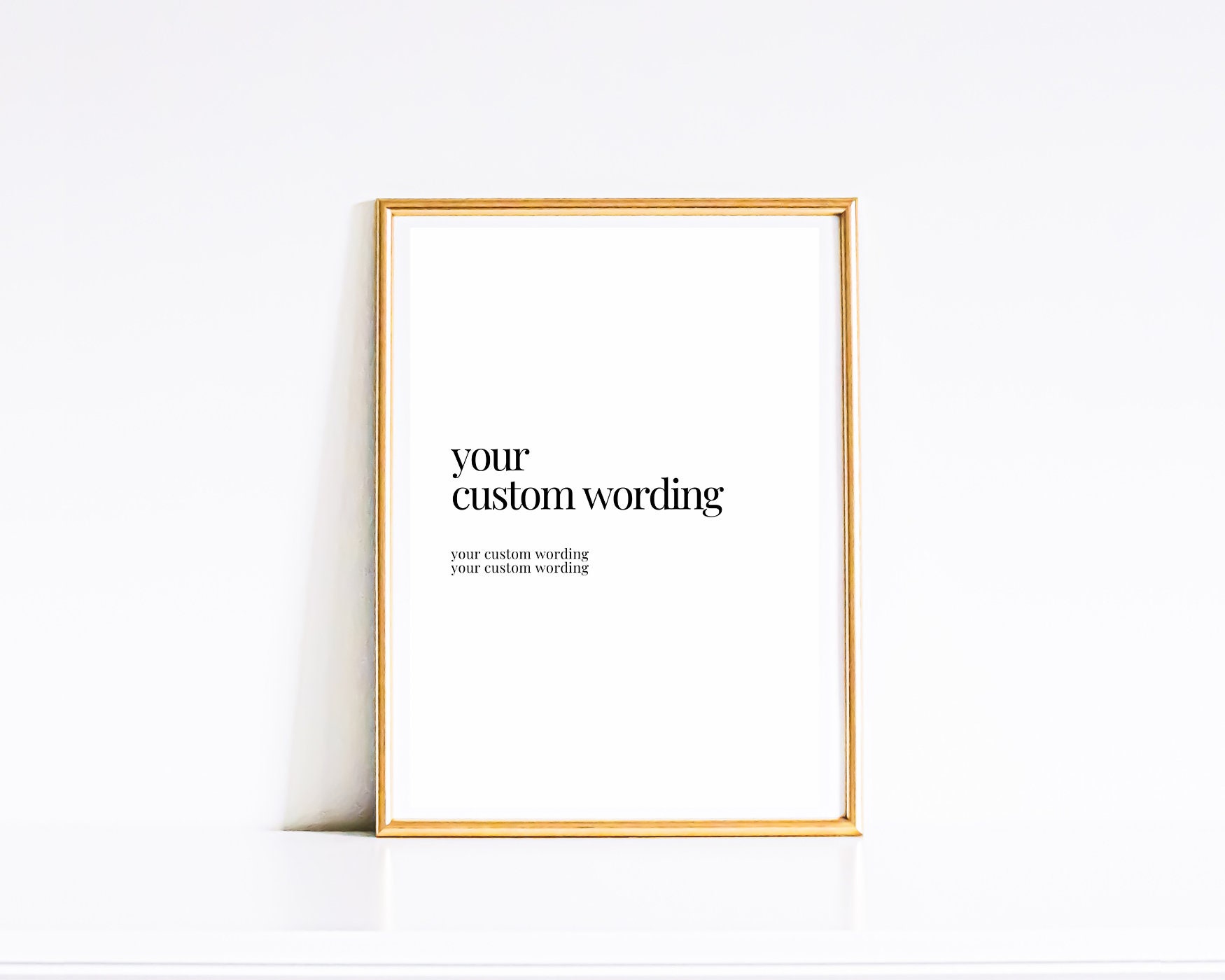 Simple Custom Printable Sign, Editorial Wedding Sign Your Own Wording ...