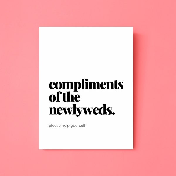 Compliments Sign - Etsy