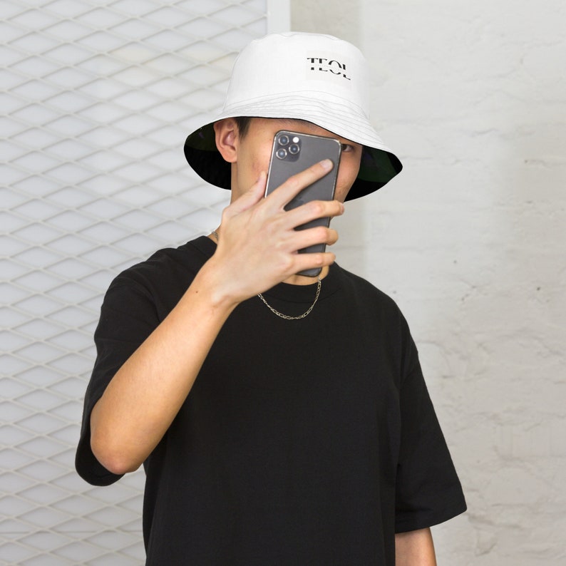 Wolf Reversible Bucket Hat, Multicolour Bucket Hat, Reversible Hat ...