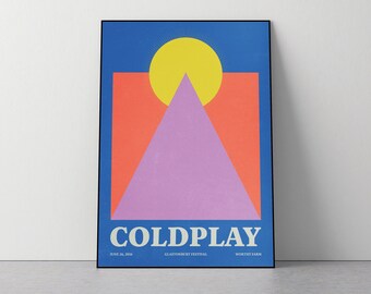 Coldplay Concert Poster - Etsy