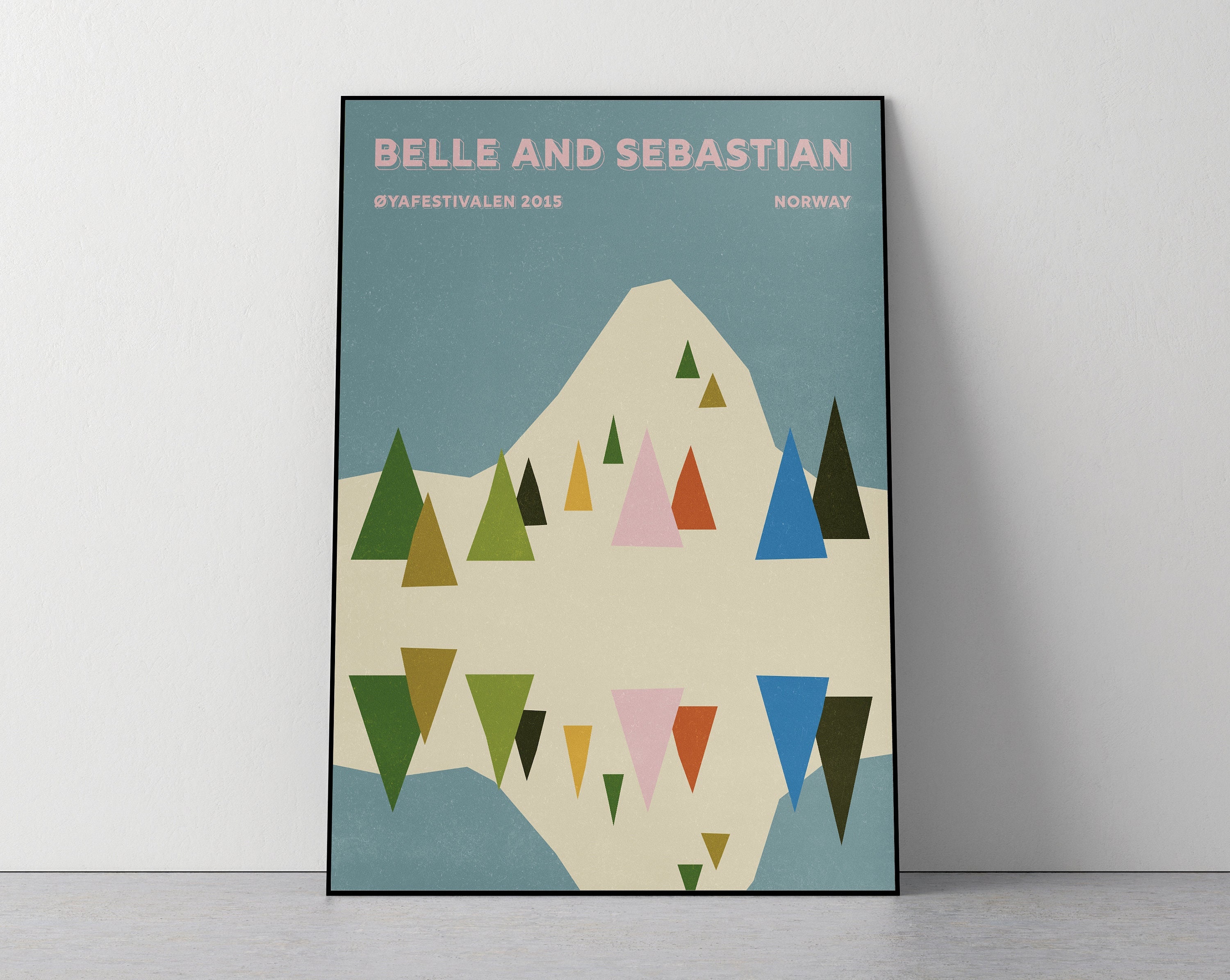 Belle and Sebastian Music Poster, Art Print, Vintage Gig, Concert - Etsy