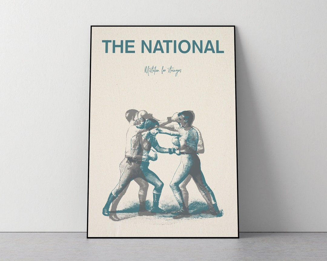 The National Music Poster, Art Print, Vintage Gig, Band, Concert - Etsy
