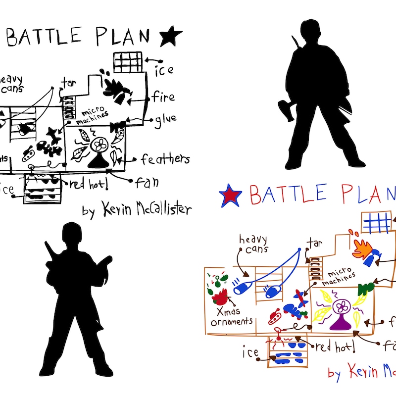 Home Alone Battle Plan - Etsy
