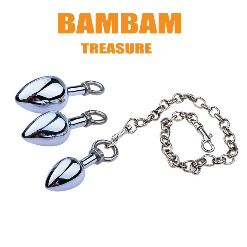 Anal Plug With Cock Ring Butt Plug Bondage Sex Toys Chain Cross Bdsm
