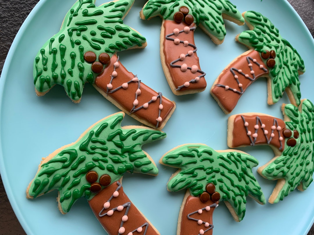 Palm Tree Sugar Cookies - Etsy