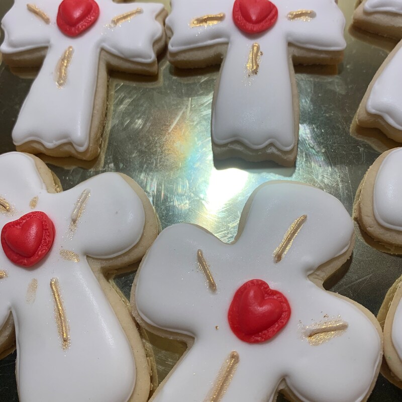 Cross Sugar Cookies - Etsy