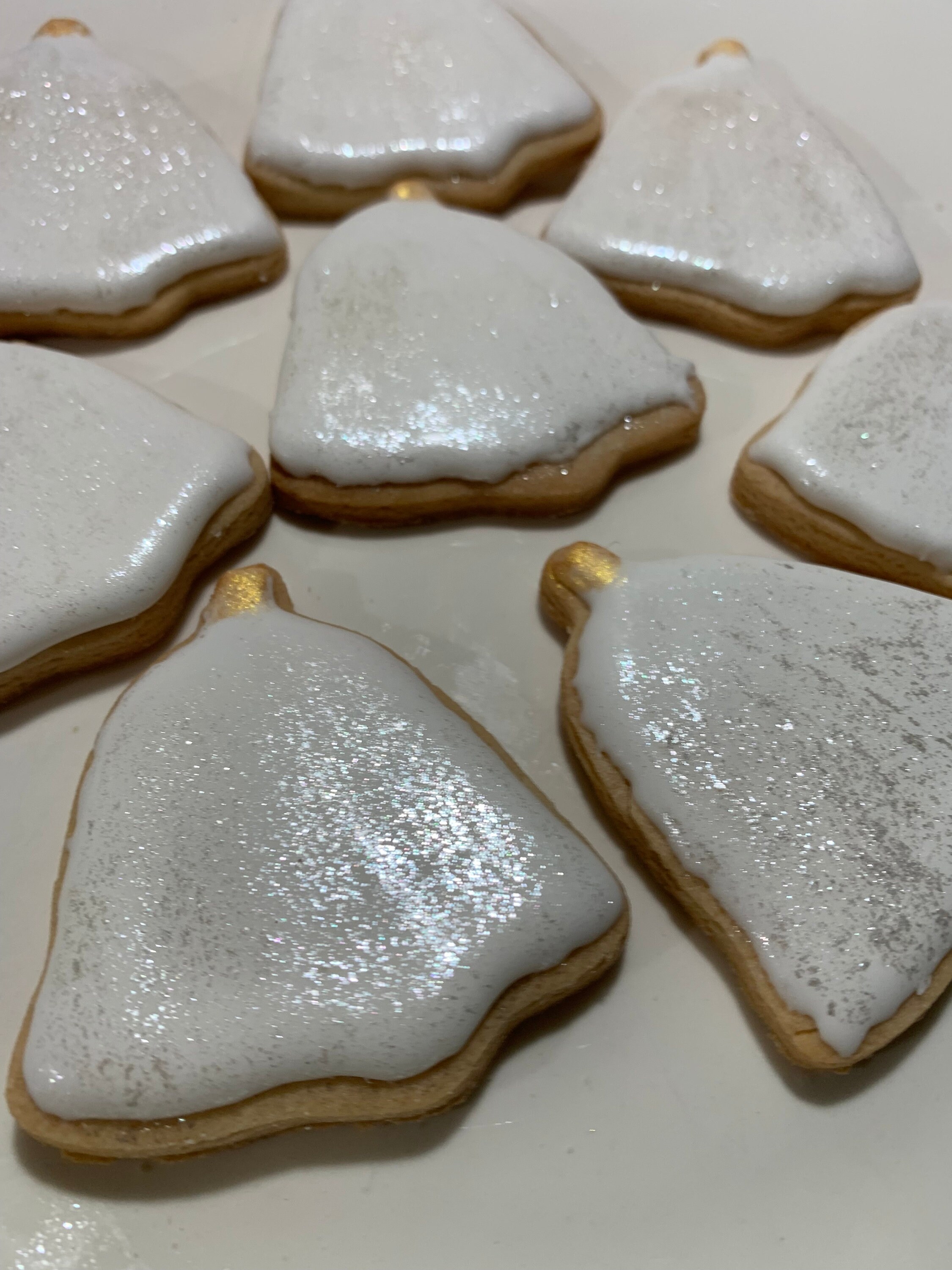 Silver Bell Sugar Cookies - Etsy