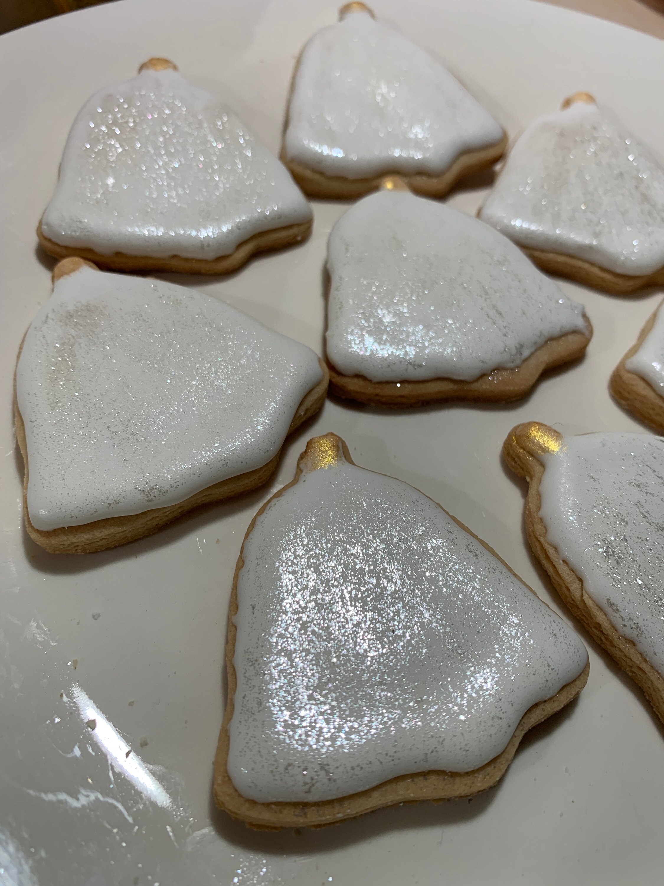 Silver Bell Sugar Cookies - Etsy