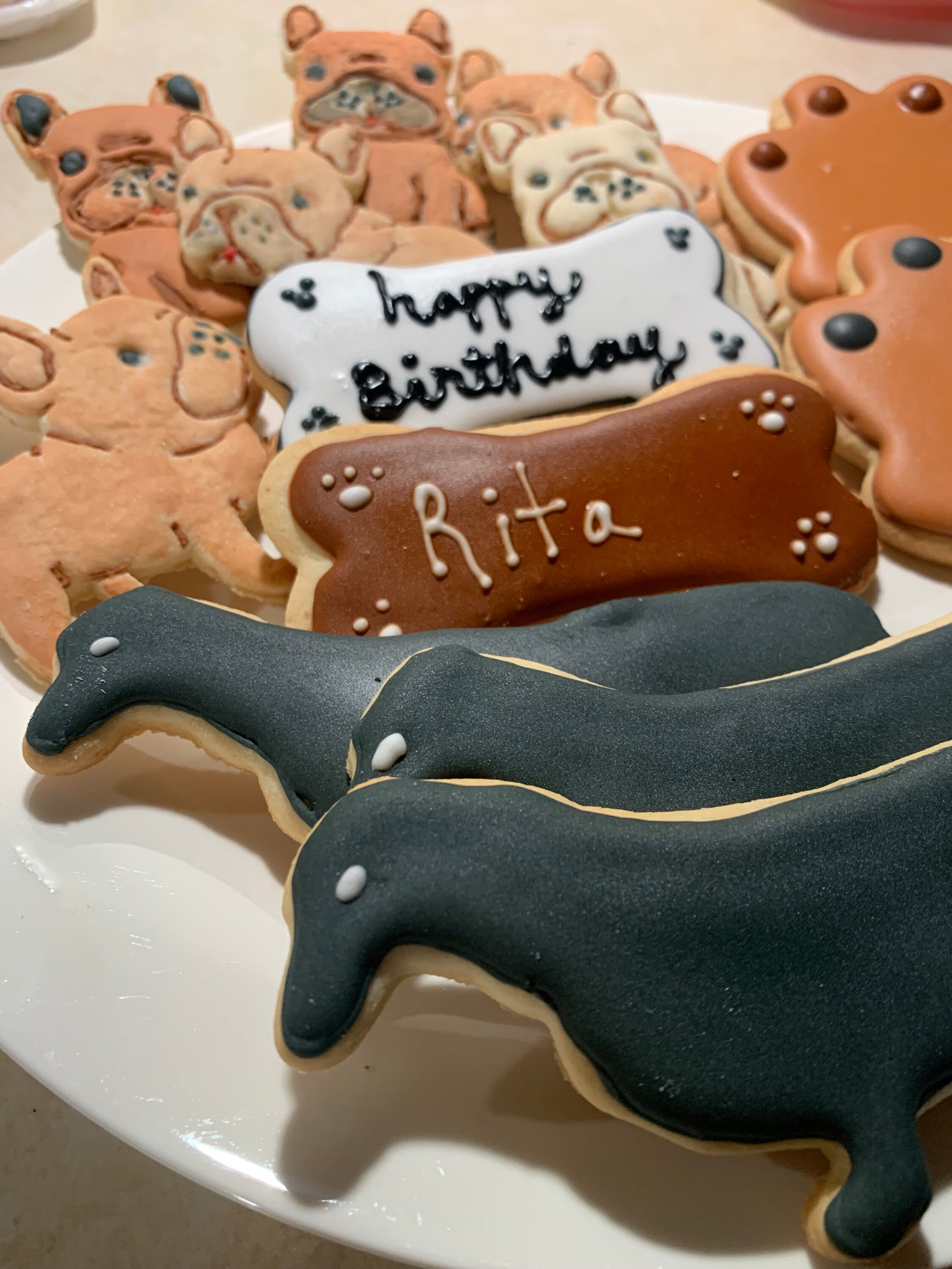 Dog Sugar Cookies - Etsy