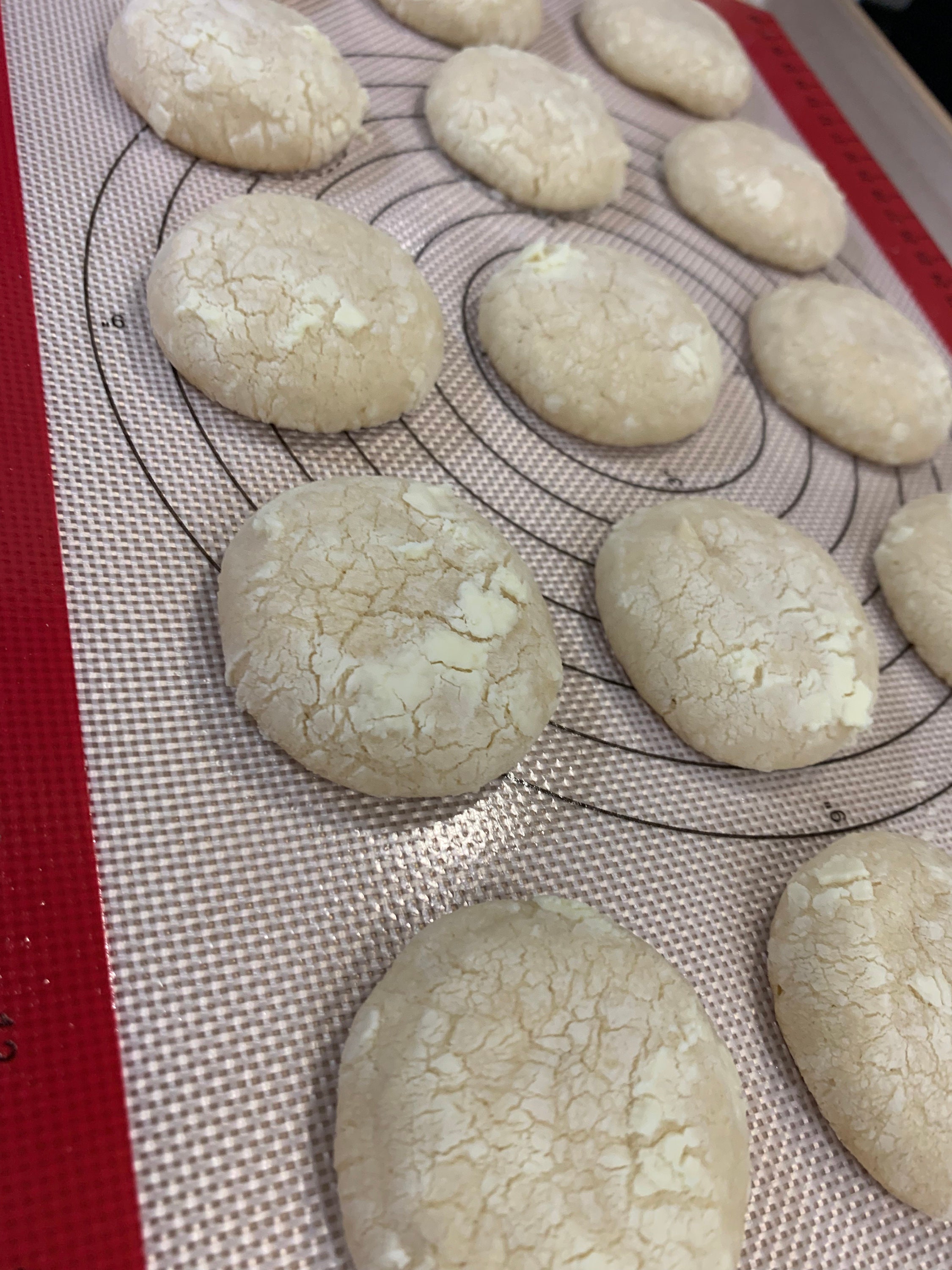 Danish Powdered Cookies (12) - Etsy