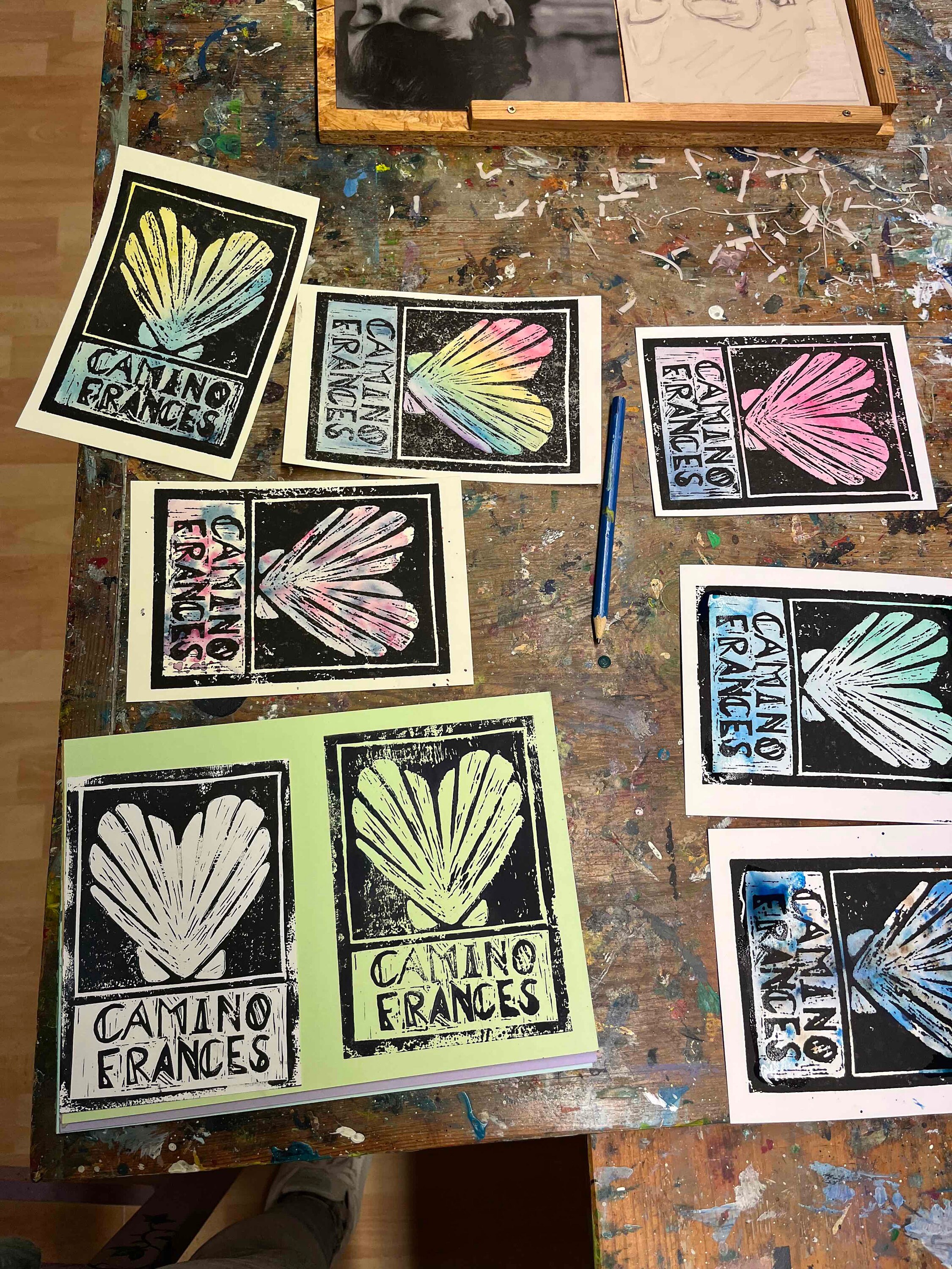 Camino Frances Camino De Santiago Card - Etsy