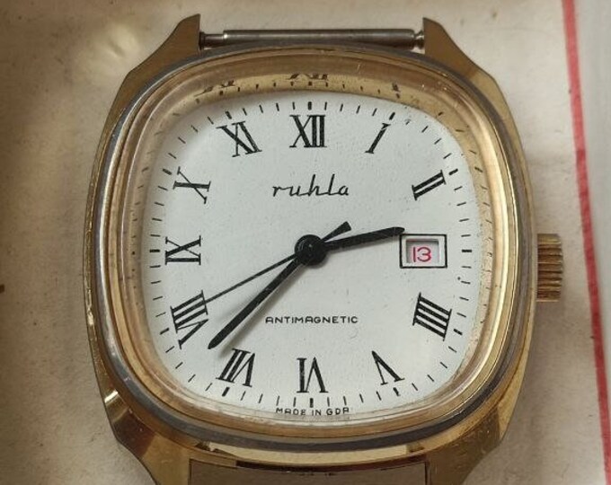 Vintage 1970's-80s Ruhla Men's Watch Made in GDR - Etsy
