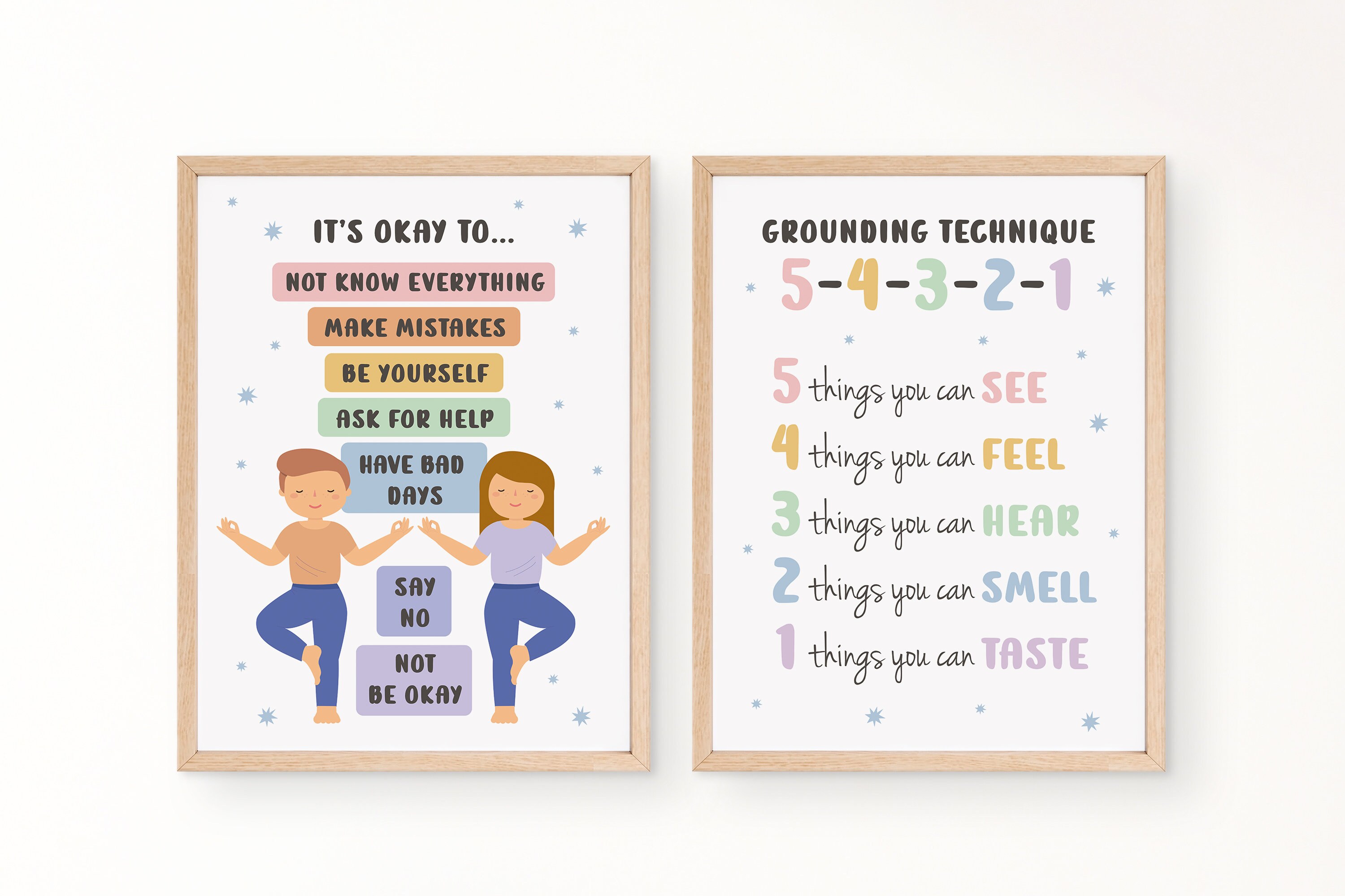 Calm Down Corner Posters for Kids Feelings Bundle Montessori Homeschool ...