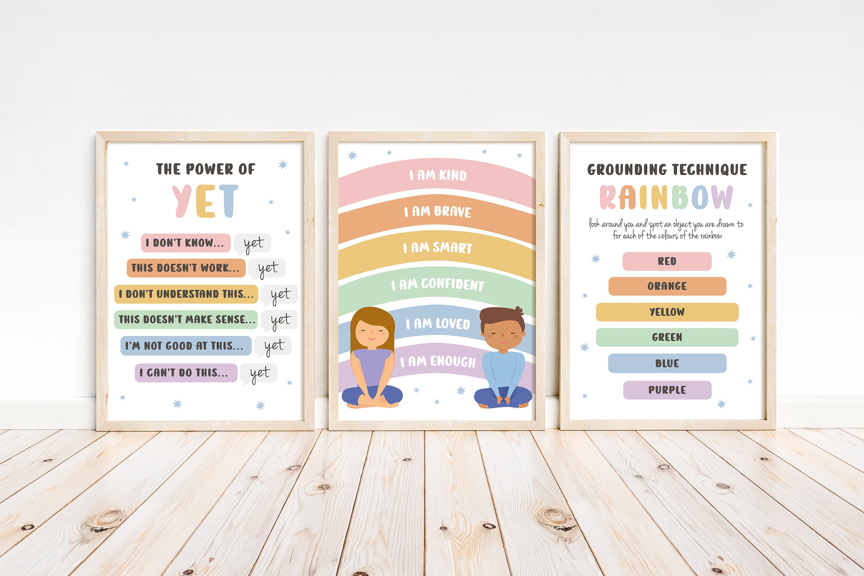 Calm Down Corner Bundle for Kids Mental Health Set Montessori ...