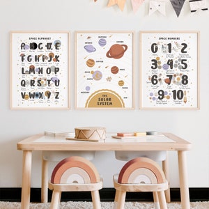 Outer Space Educational Flashcards & Posters | Preschool Flash Cards ...