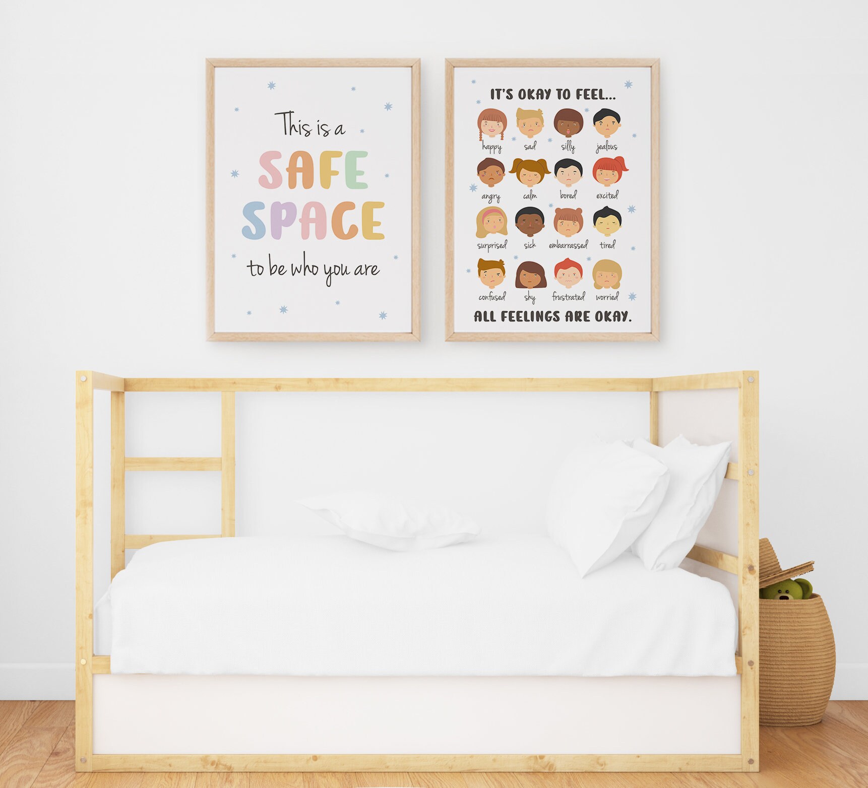 Feelings Chart Bundle | My Emotions Poster Set | Calming Corner ...
