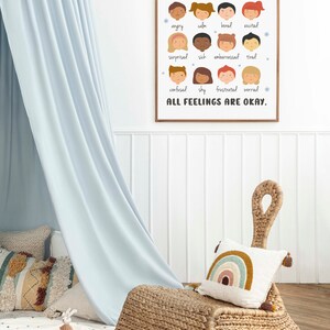 Feelings Chart | My Emotions Poster | Calming Corner | Montessori ...