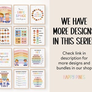 Calm Down Corner Bundle for Boys Affirmations Poster Montessori ...