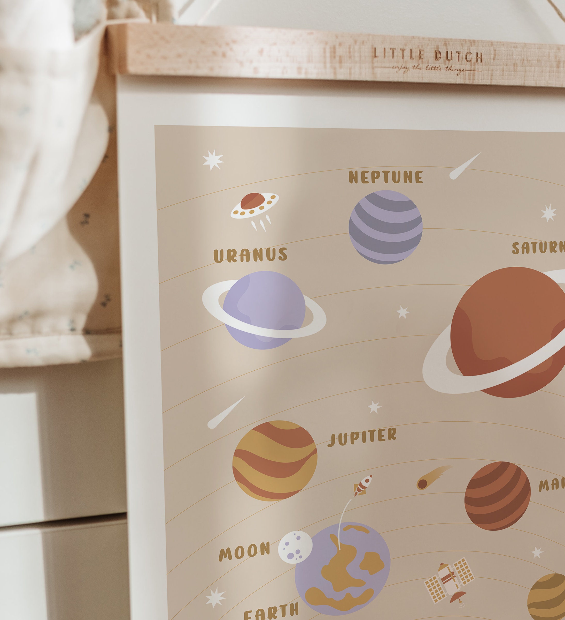 Space Educational Poster Set Alphabet, Numbers & Solar System Mixed ...