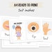 Body Parts Flashcards | Preschool Flash Card | Human Anatomy & Organs ...