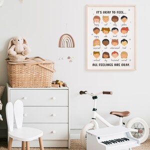 Feelings Chart | My Emotions Poster | Calming Corner | Montessori ...