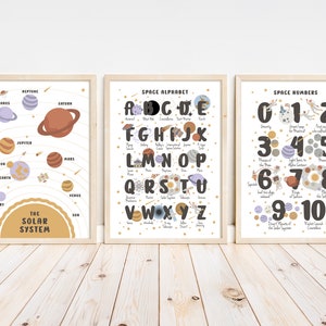 Outer Space Educational Flashcards & Posters | Preschool Flash Cards ...