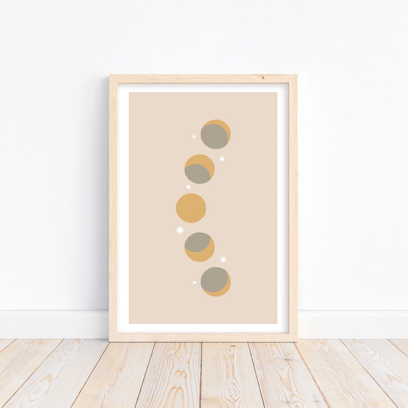 Celestial Prints Minimalist Night Sky Posters Gender - Etsy