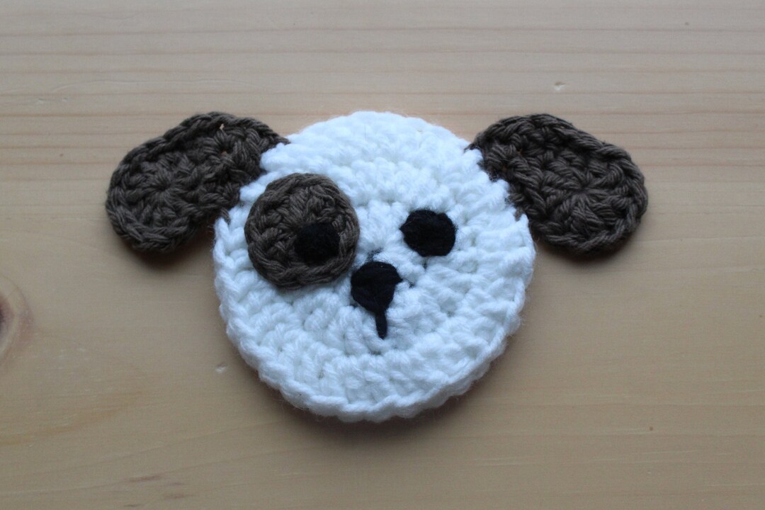 Dog Coaster Crochet Pattern, Crochet Gift for Dog Lover. - Etsy