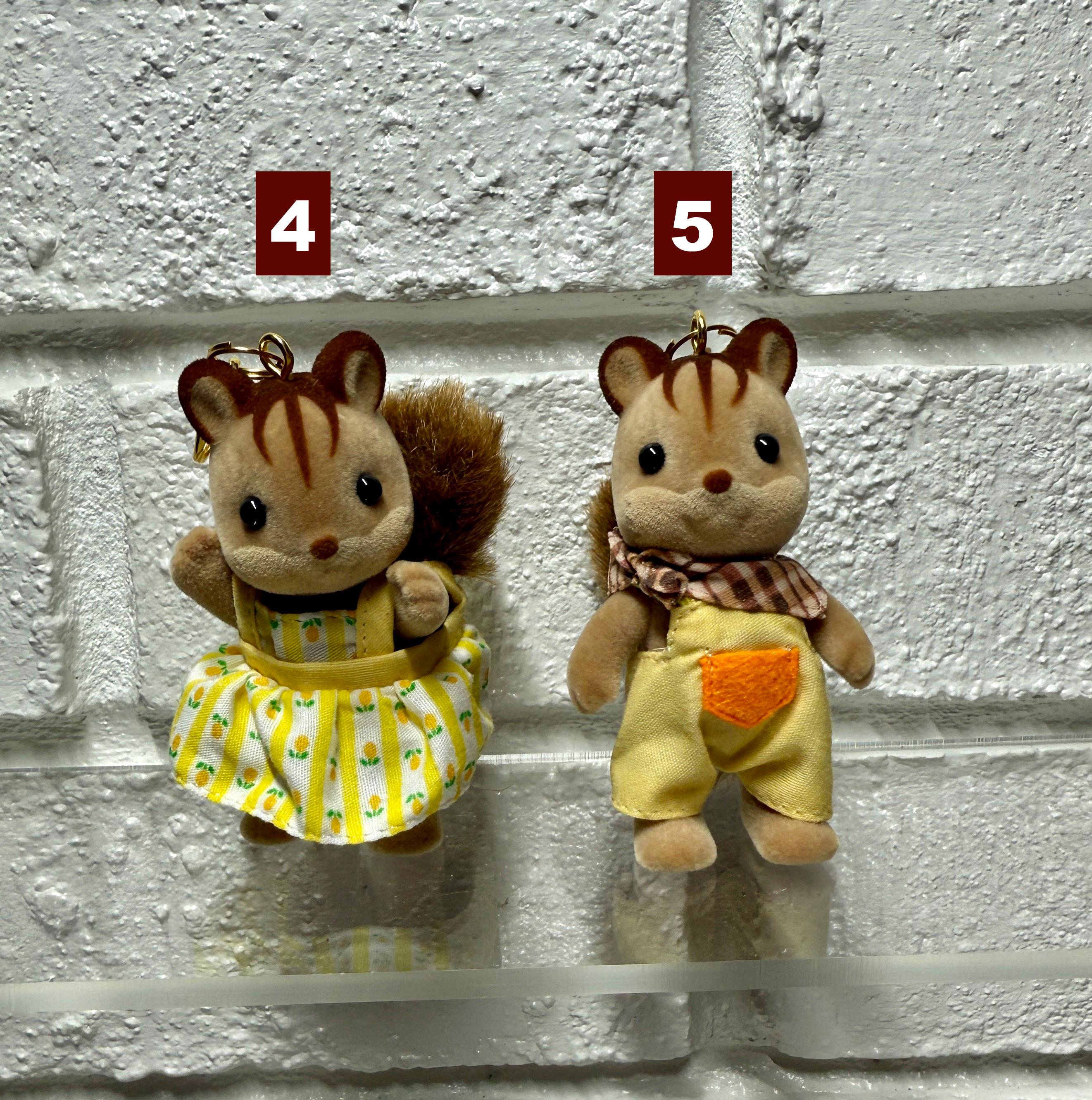 Calico Critters Bag Charm / Keychain, Car Mirror Accessory, Tree ...