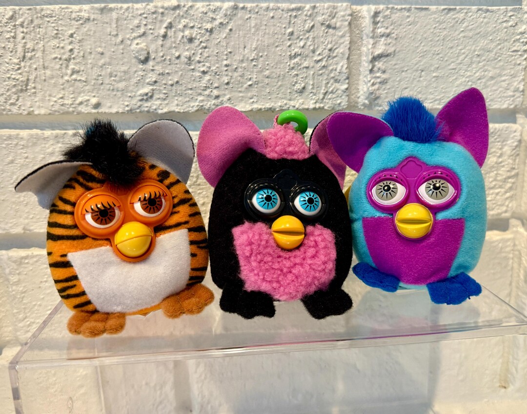 Vintage 90s Furby Plush Clip: Mcdonald's Happy Meal Toy - Etsy