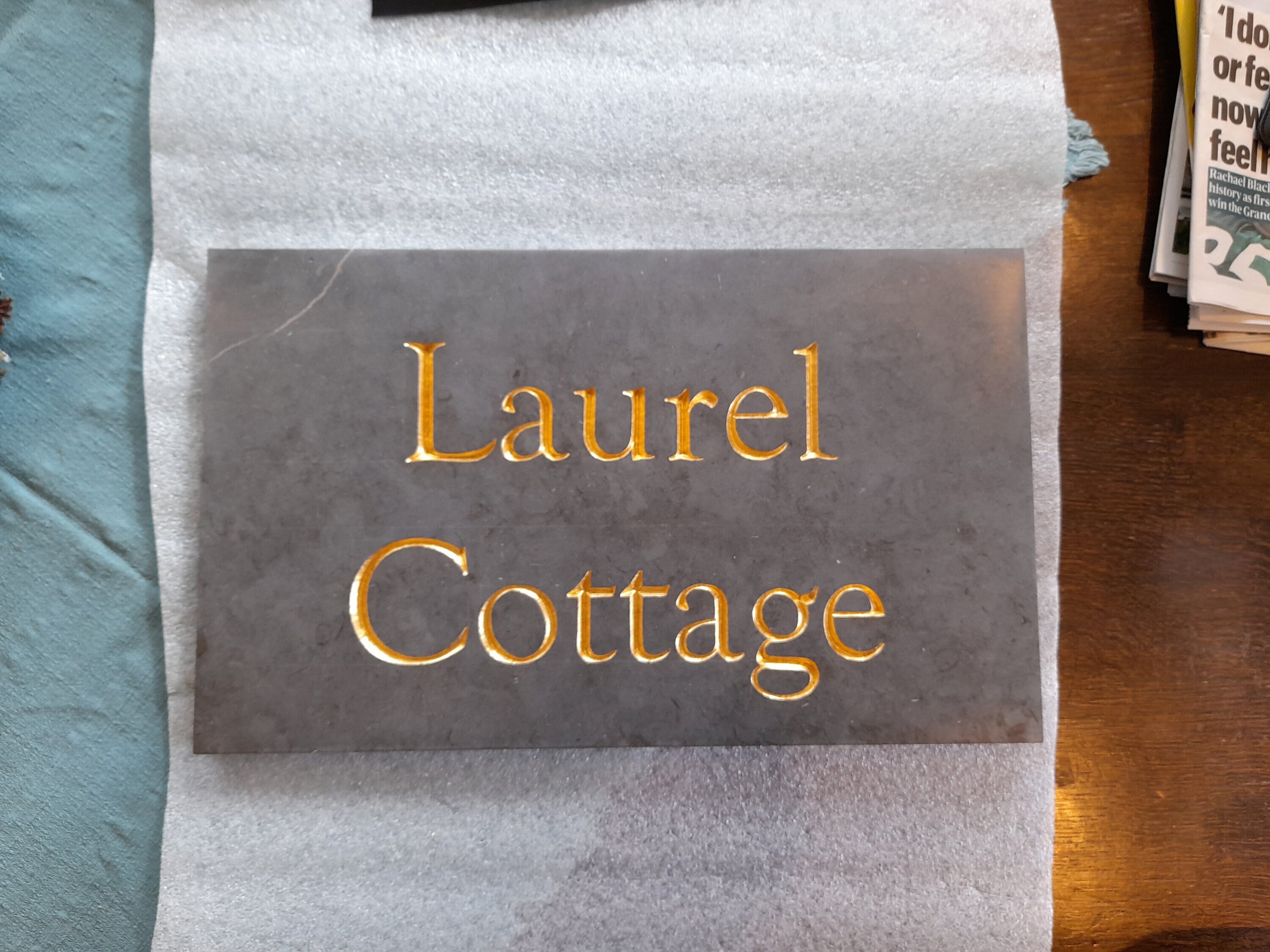 Hand-carved Stone House Signs - Etsy