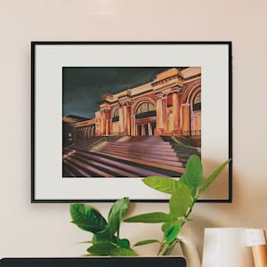 The Met Museum, Original Fine Art Print, Signed by Artist - Etsy