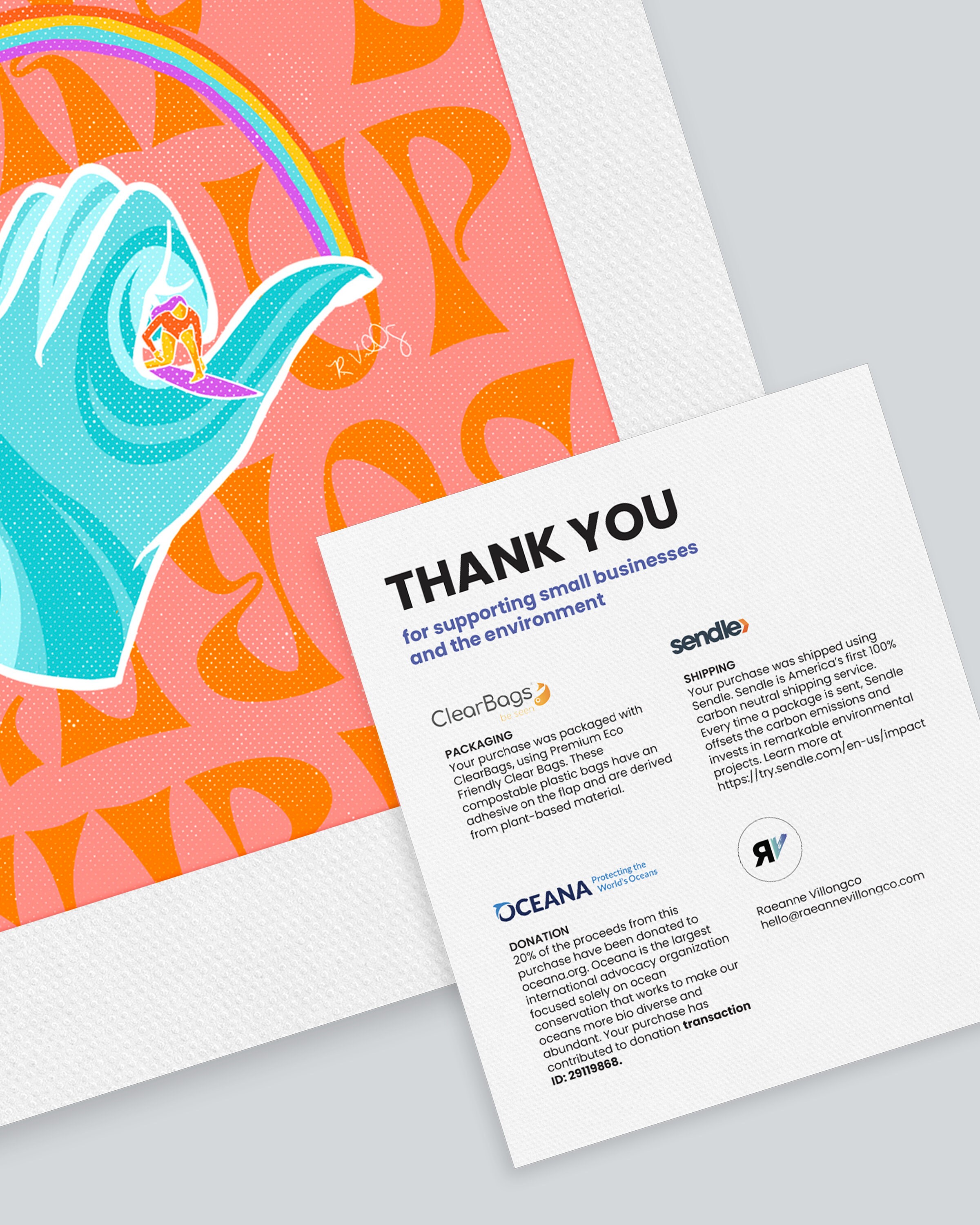 Surf's up Poster | 8x10" Surf Art Print, Shaka Surfing Wall Art for ...