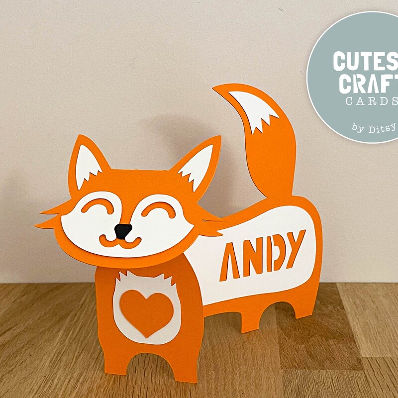 Fox Card - Etsy UK