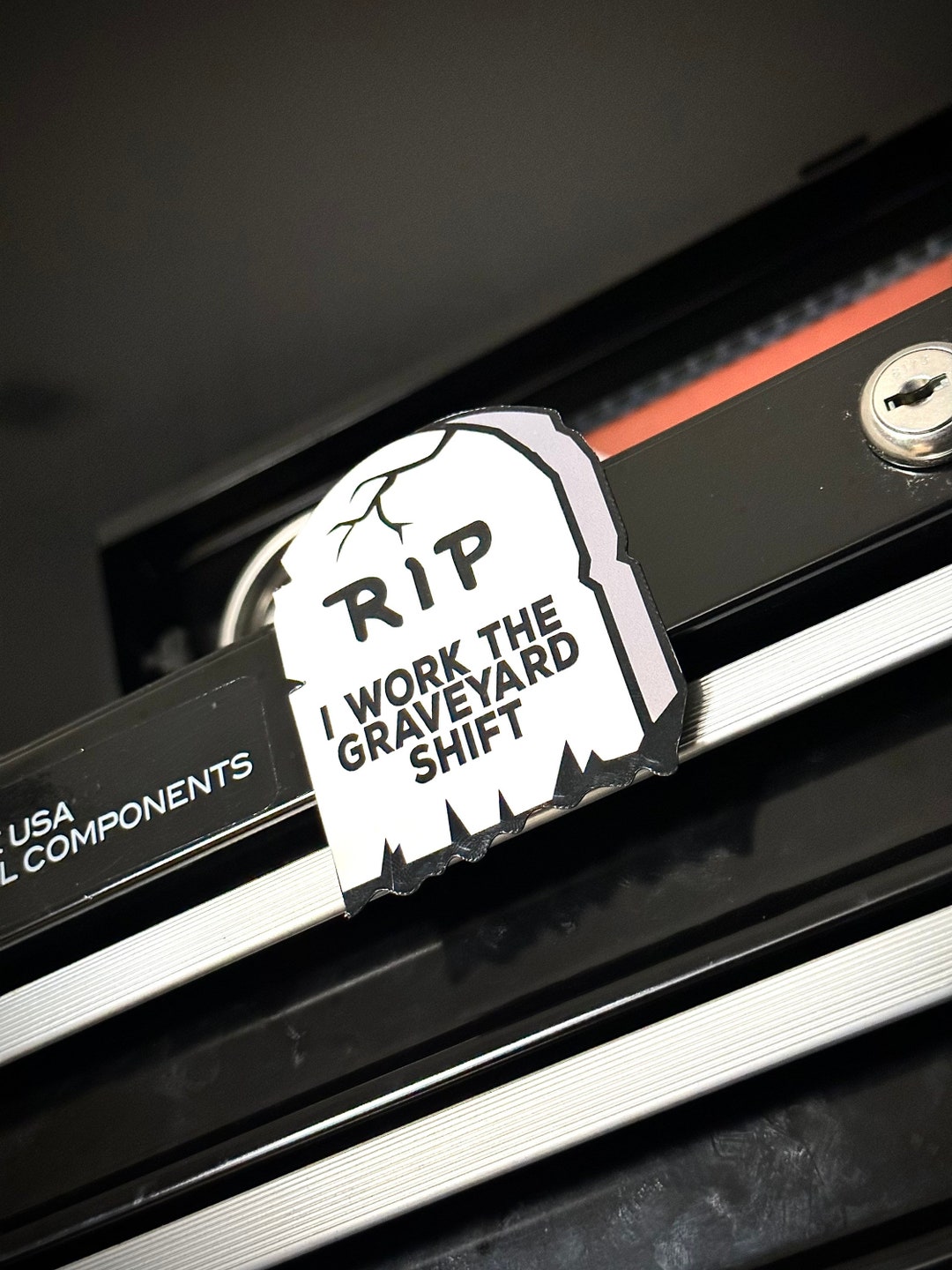 I Work the Graveyard Shift | Night Shift Stickers - Etsy