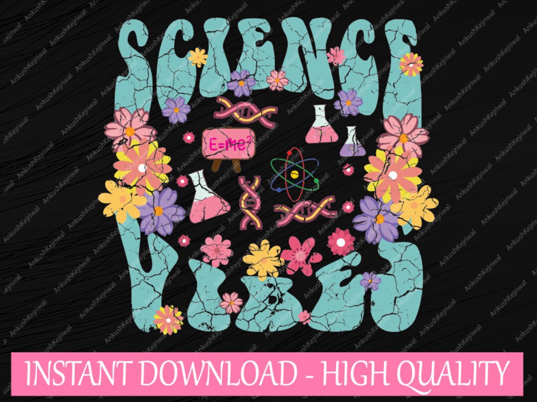 Science Vibes Svg, Science Teacher Svg, Trendy Teacher Svg, Back to ...