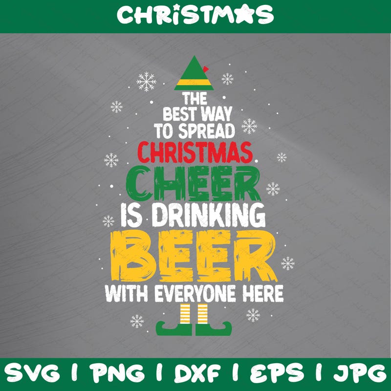 Funny Christmas Booze Svg - Etsy