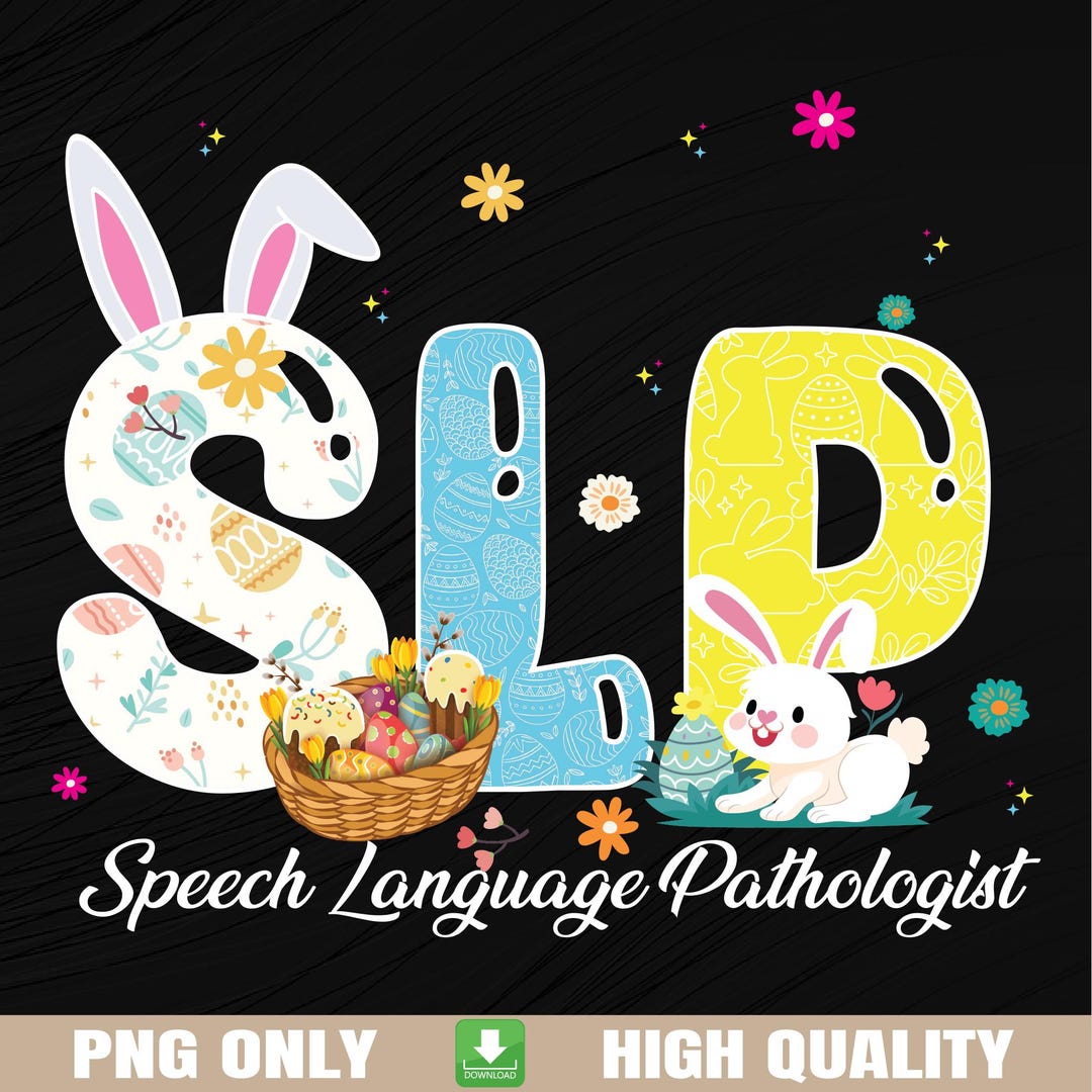 Easter Bunny SLP, Speech Language Pathologist, Happy Easter Day, Speech ...