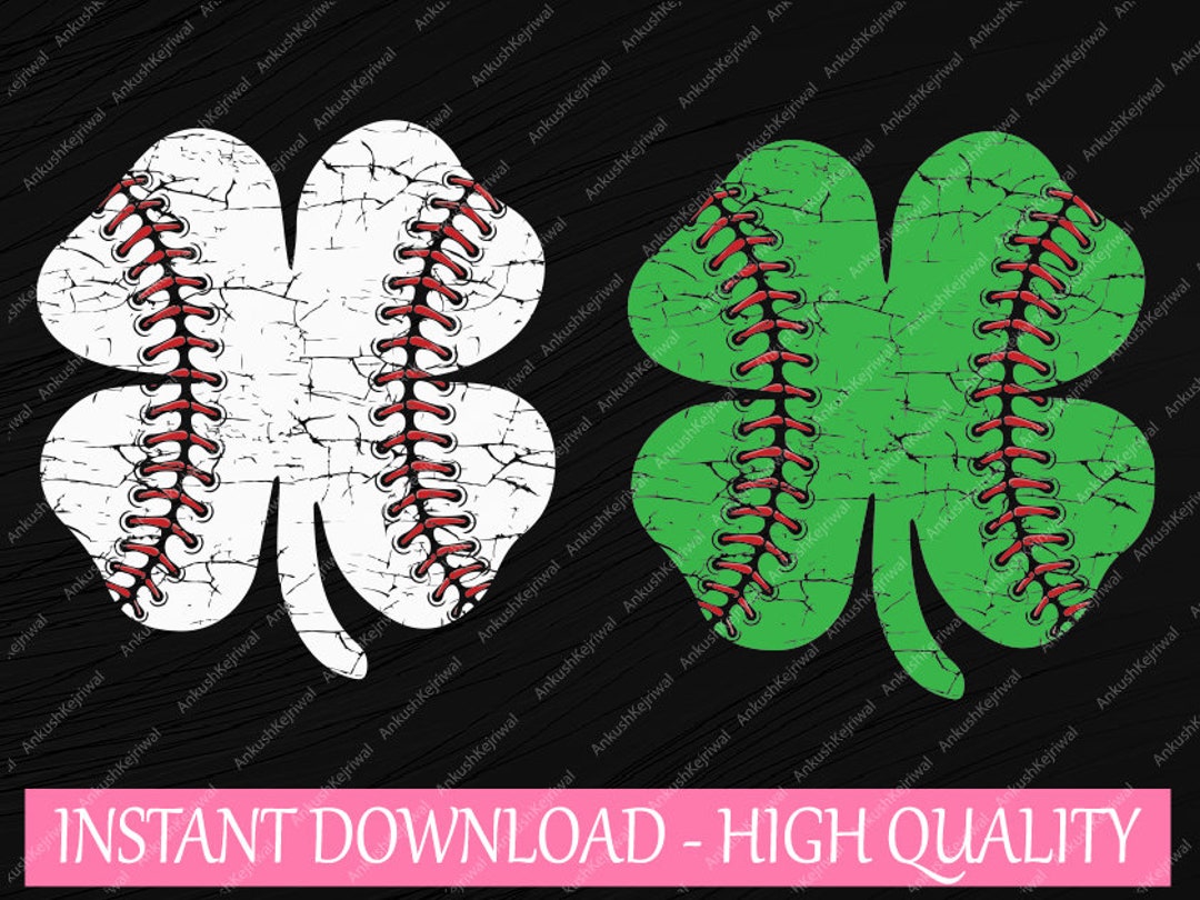 Shamrock Baseball St Patricks Day PNG, Sport Lover (digital Download ...