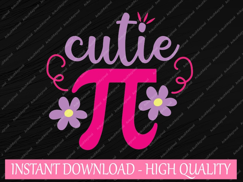 Pi Day Math Teacher Cutie Pi Svg, Math Symbols Svg, Pi Day Png, Digital ...