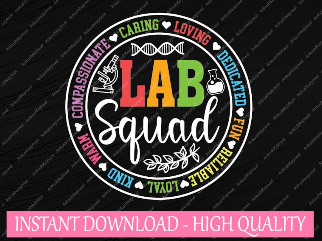 Lab Squad Funny Lab Week 2024 Svg, Medical Laboratory Technician Svg ...