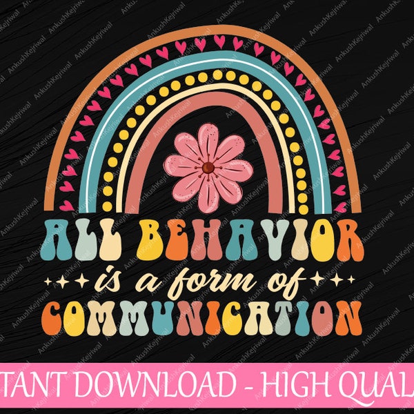 All Behavior is a Form of Communication Svg - Etsy