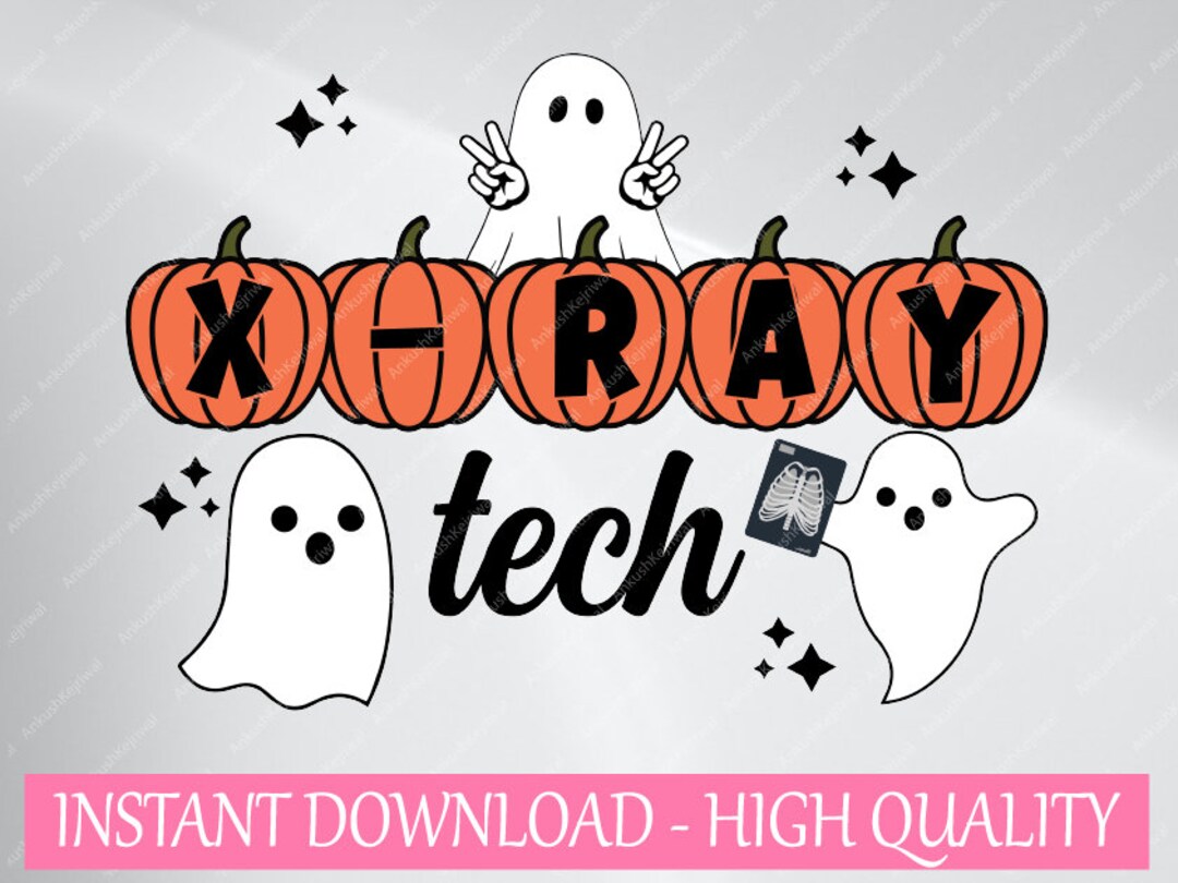 Halloween X-ray Tech Svg, X-ray Tech Halloween Pumpkin Svg, One Spooky ...