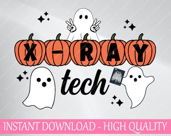 Halloween X-ray Tech Png, X-ray Tech Halloween Pumpkin Png, One Spooky ...
