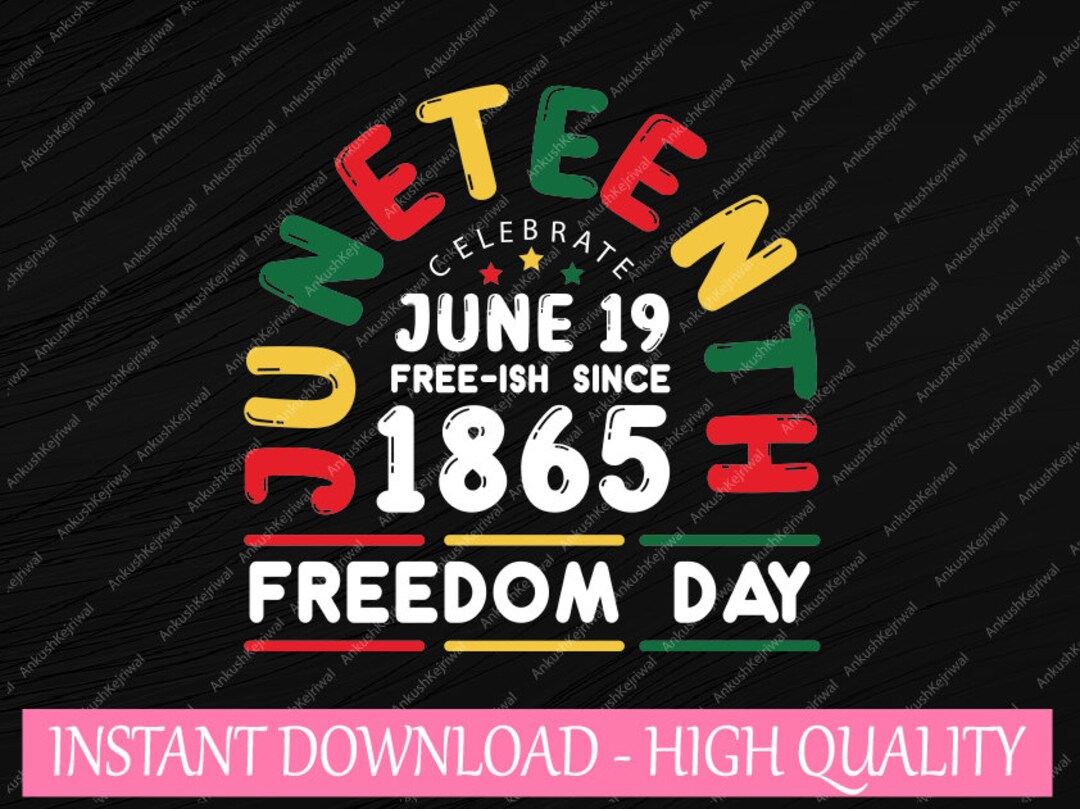 Juneteenth 1865 Freedom Day Svg, Juneteenth Freeish 1865 Svg, African ...